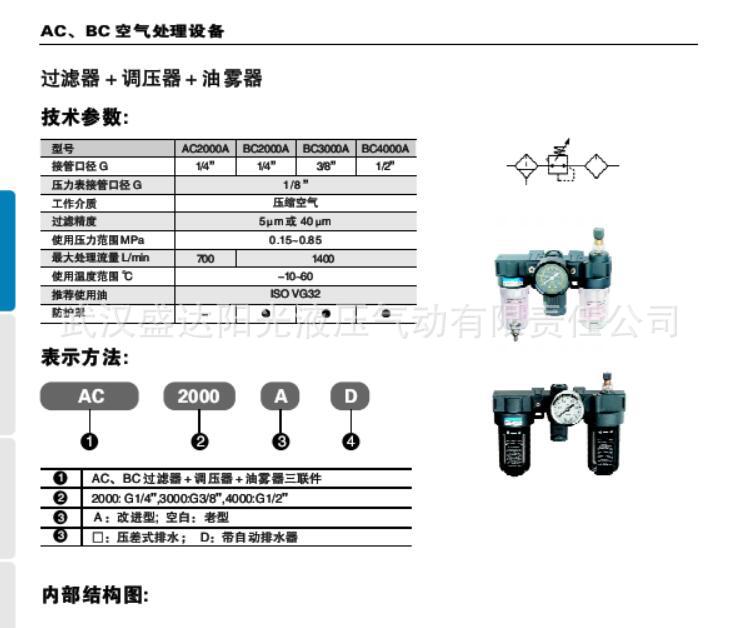 SDPC盛达SMC气动三联件BC2000A气源处理器BC3000A/4000A现货-阿里巴巴