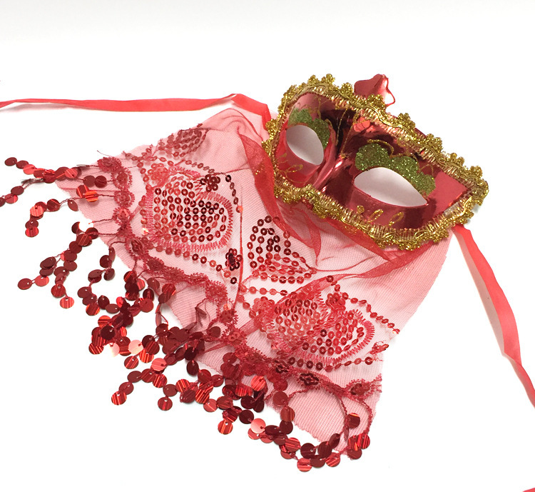 Halloween mask belly dance masquerade party adult children convention ...