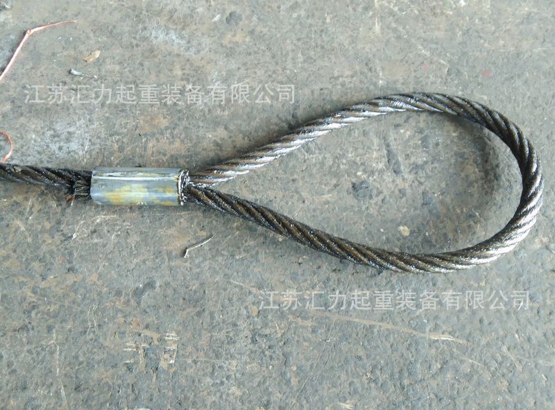 插编钢丝绳3.5m*14mm 压制钢丝绳索具14mm*3m 钢丝绳成套索具-阿里巴巴