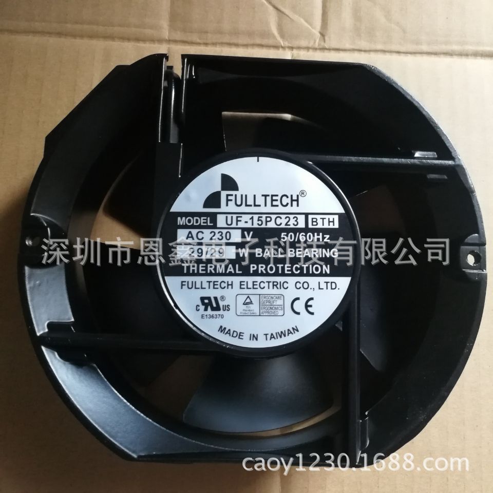 全新台湾福佑UF-15PC23 BTH轴流风机230V 29W机柜17251散热风扇-阿里巴巴