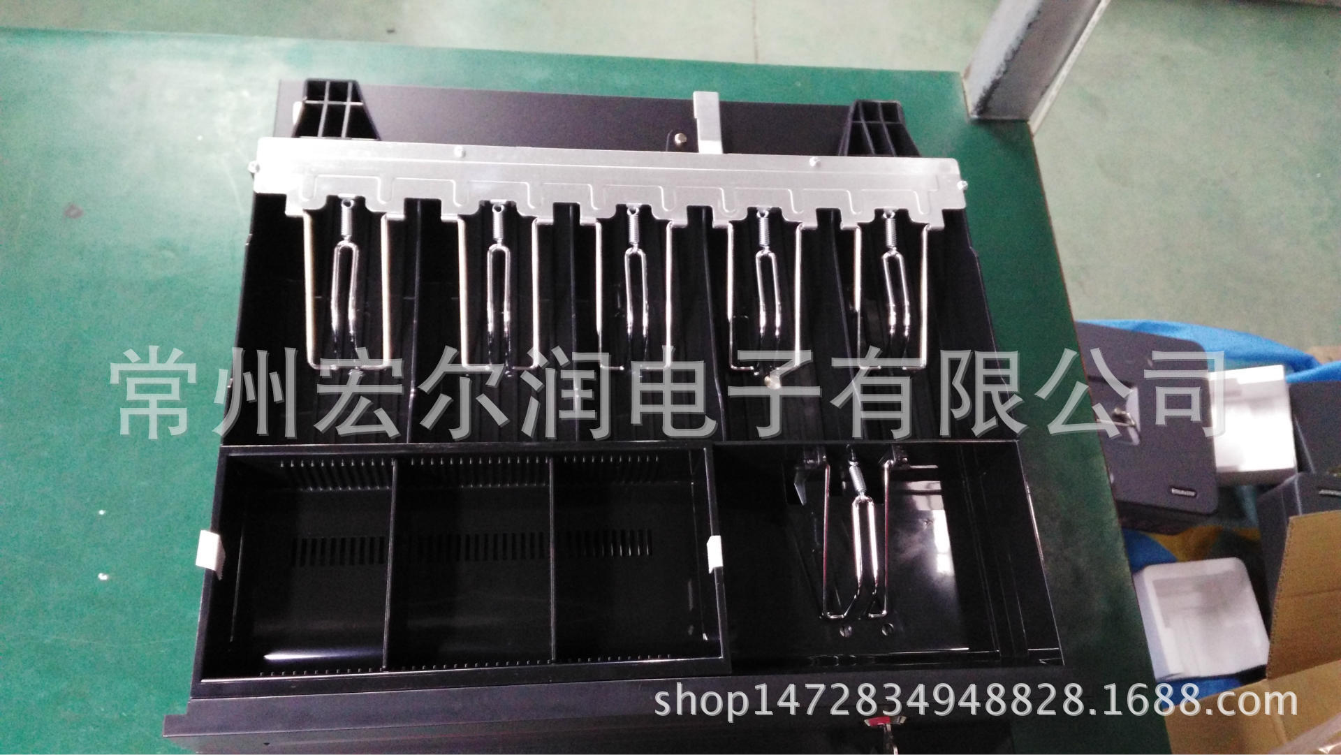 405钱箱 POS机钱箱 餐饮专用钱箱 宽电压钱箱-阿里巴巴