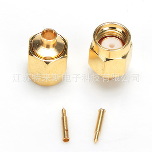 SMA-JB3 标准内螺内针SMA公头 半钢半柔线RG402 50-3馈线SMA接头-阿里巴巴
