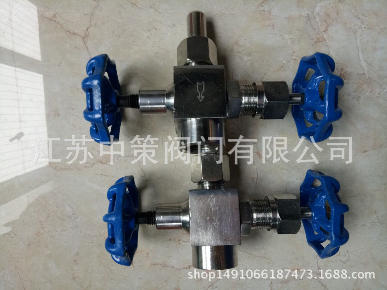 J19W-160P不锈钢压力表三通针型阀 SS304压力表针型阀 DN6 10 15-阿里巴巴