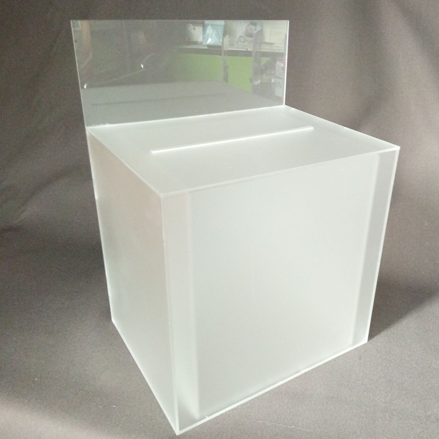 有机玻璃盒子 带锁亚克力意见箱 捐款箱 透明亚克力投票箱储钱罐-阿里巴巴