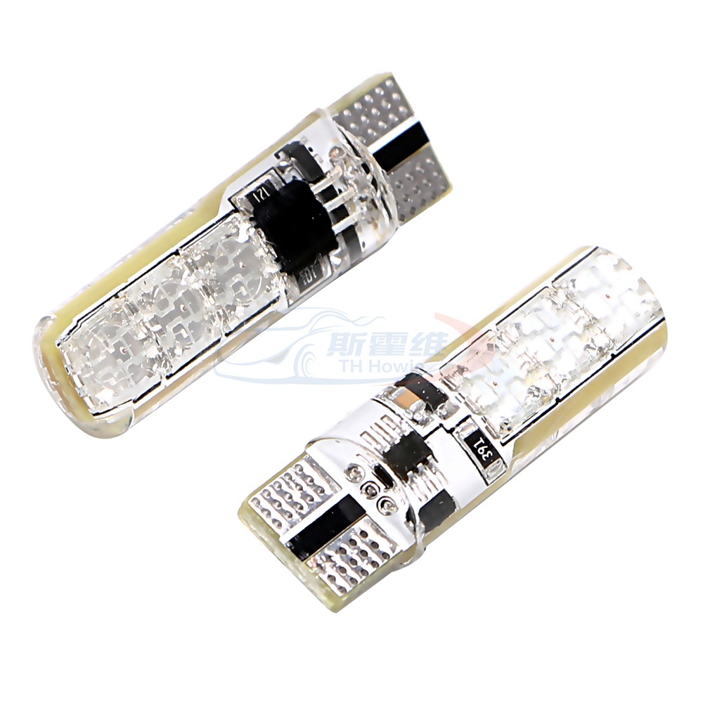 RGB T10 5050硅胶6smd示宽灯七彩遥控氛围灯牌照灯爆闪LED汽车灯-阿里巴巴