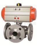 厂家直销气动T型三通球阀 Q645F 流体换向作用 提供技术选型服务 -阿里巴巴