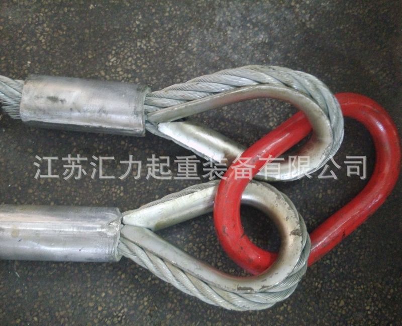 压制钢丝绳索具15mm*3m 镀锌钢丝绳2t5m钢丝绳套系列-阿里巴巴