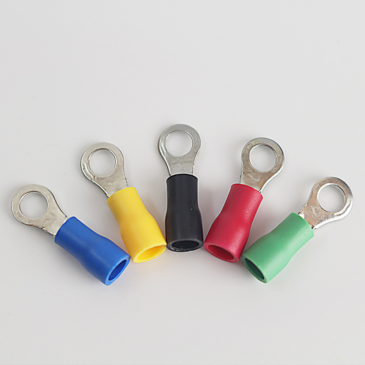 RV1.25-4 圆形预绝缘端头 O型接线端子 黄铜0.5厚 1000只/包-阿里巴巴