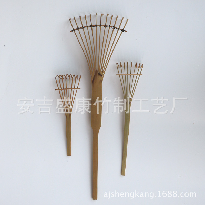 安吉竹制品沙耙纯竹熊手竹扒手工编织竹耙农用竹子竹艺楠竹-阿里巴巴