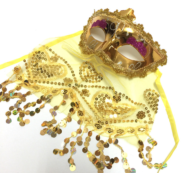 Halloween mask belly dance masquerade party adult children convention ...