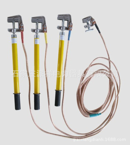 JDX-NL-10KV携带型三相短路接地线6KV平口螺旋式接地棒3*1+5厂家-阿里巴巴