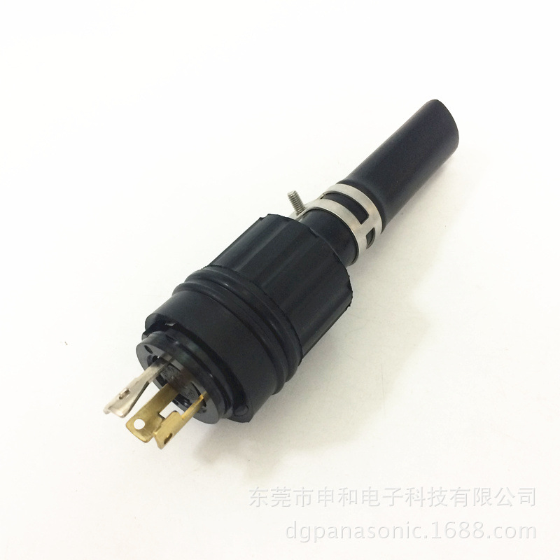 AMERICAN DENKI美国电机防水型工业插头R102/R104美标公母插座15A-阿里巴巴