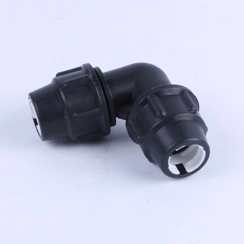 批发黑色PE快接弯头PE90度快接弯头水管配件PE灌溉水管维修接头-阿里巴巴