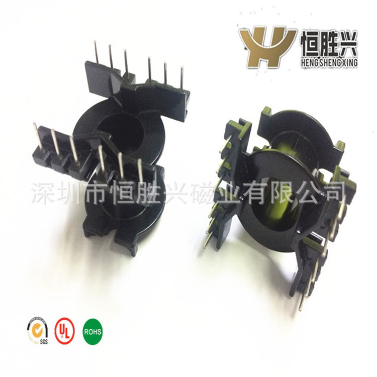 恒胜兴厂家供应PQ3220立式6+6变压器电木骨架 高频变压器电木骨架-阿里巴巴