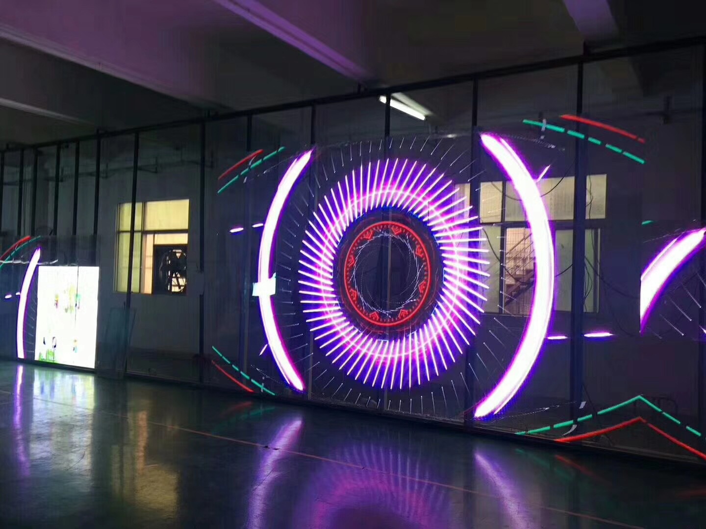 LED球型屏360度LED看板生产广告显示屏led显示屏 室内p4全彩大屏-阿里巴巴