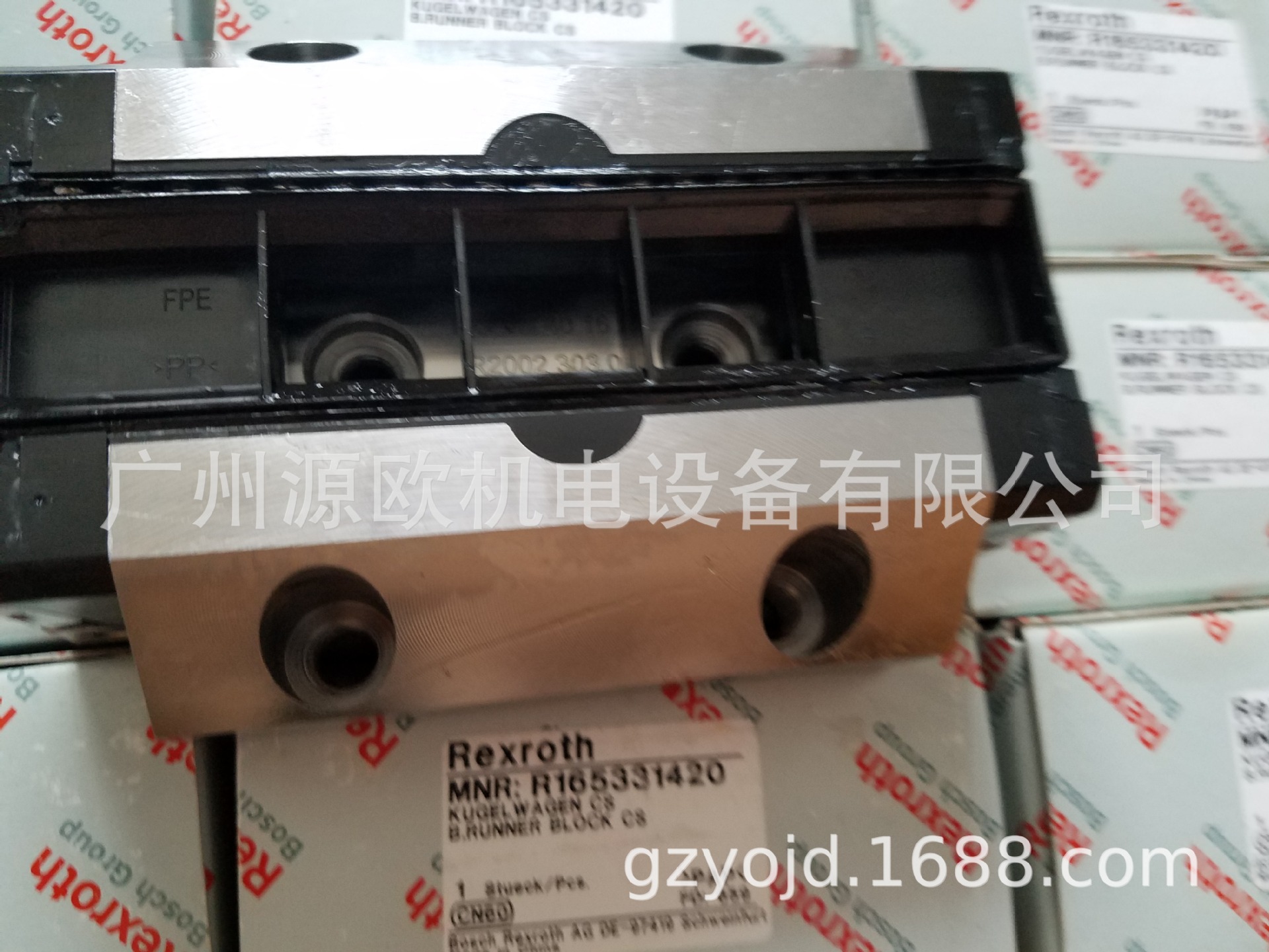 R165341420 原装德国REXROTH力士乐法兰型重载滚珠滑块R1653系列-阿里巴巴