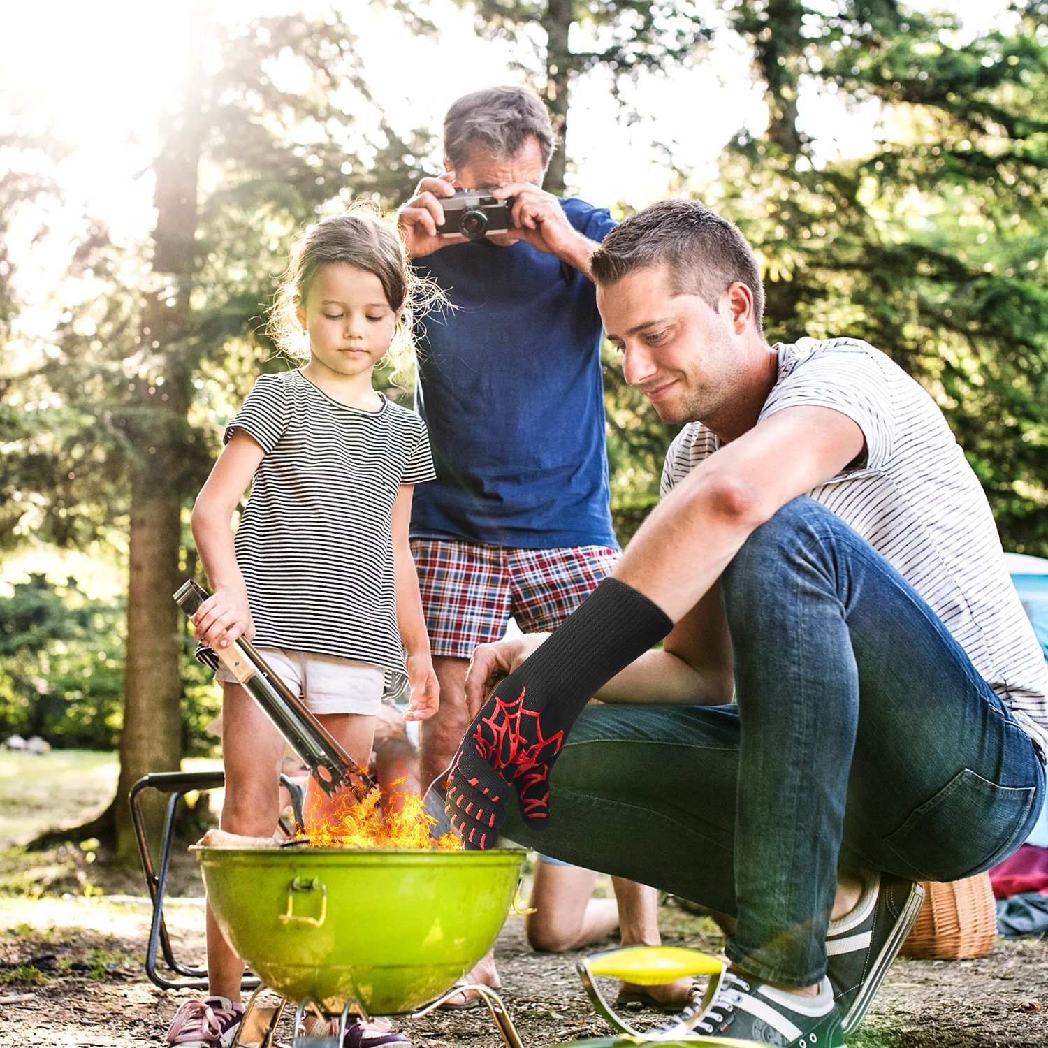硅胶手套耐高温烤箱针织BBQ手套厂家直销隔热阻燃手套采购价格、怎么样、行情市场-CCEE选品中心