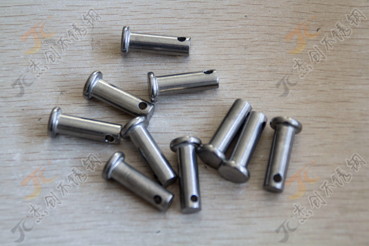 M12 304不锈钢销轴GB882 平头带孔圆柱销 插销 销钉 带孔销定位销-阿里巴巴