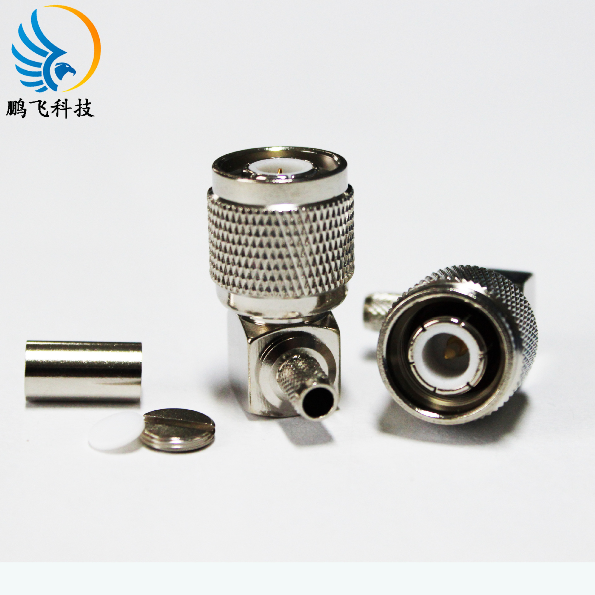 射频同轴连接器 TNC-C-JW3 厂家供应TNC弯公头接RG58线连接器-阿里巴巴