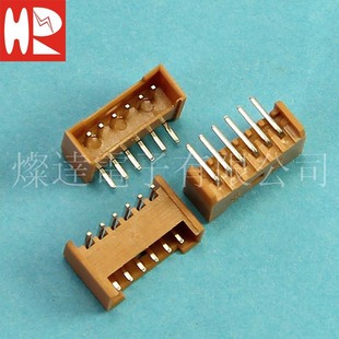 台湾灿达HR连接器 A1251WR-06P 卧式针座-阿里巴巴