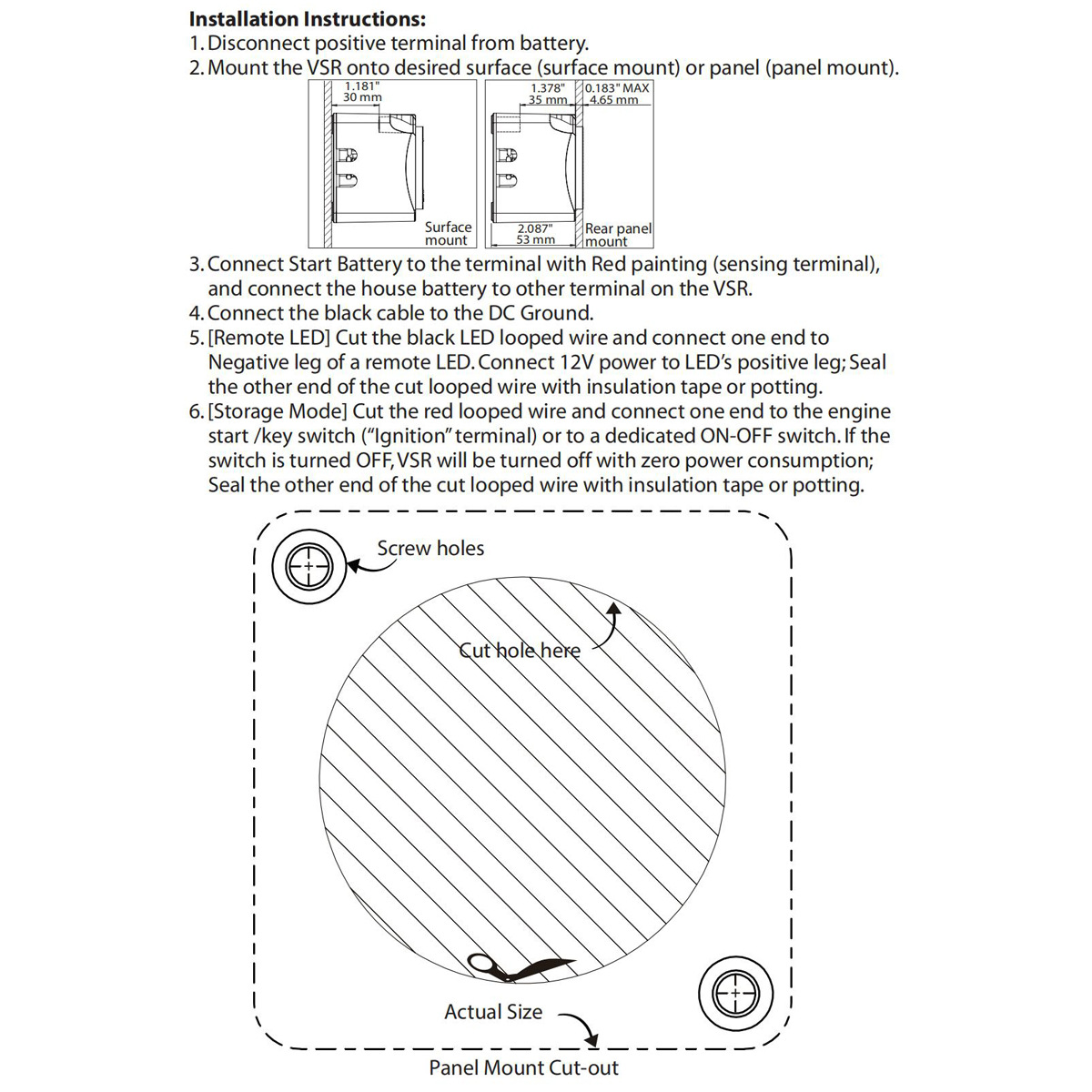 游艇船舶双电瓶隔离器12V 125A 自动充电器敏感继电器 电池隔离器-阿里巴巴