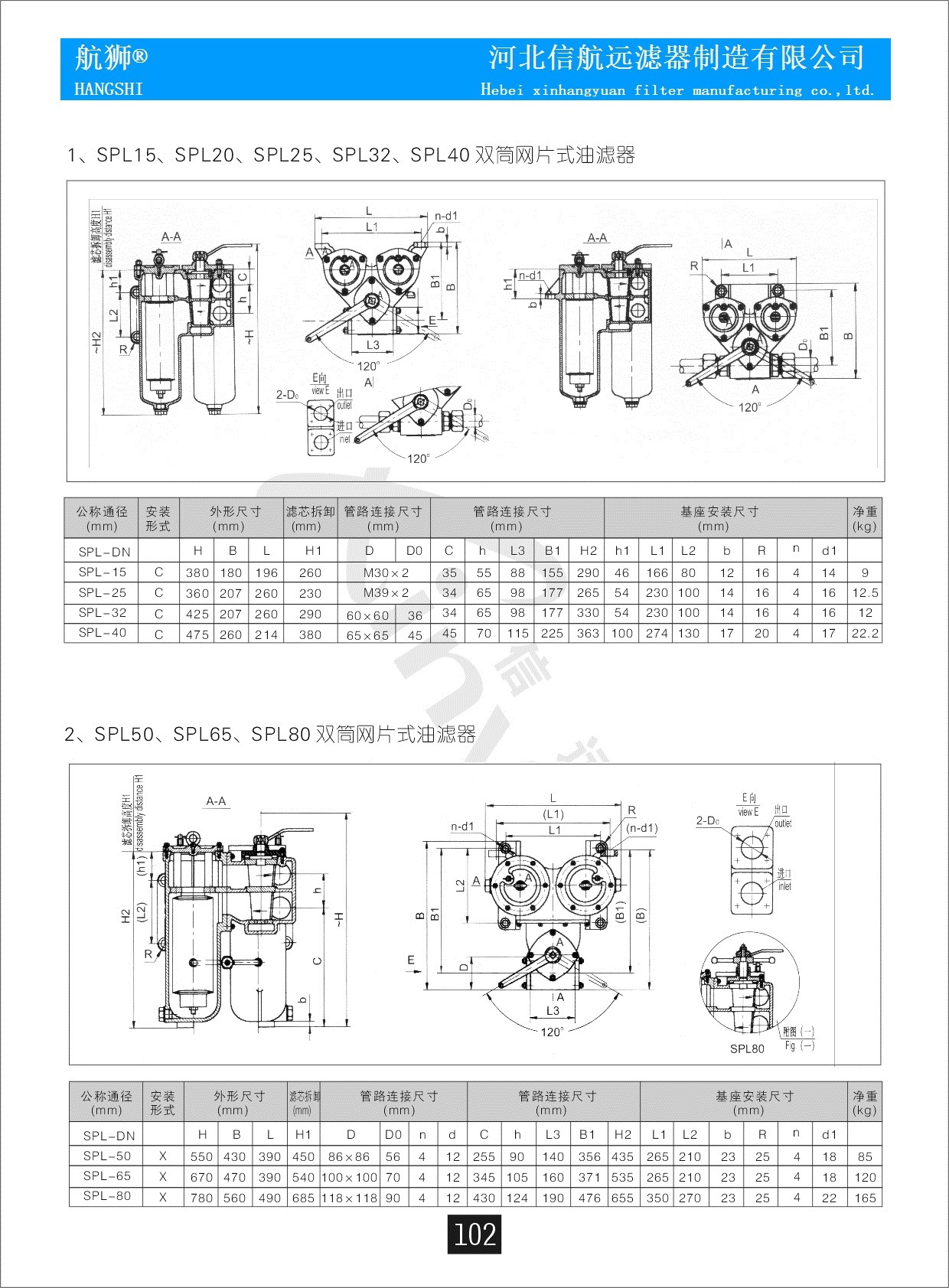 SPL-40-C双筒过滤器【优质供应商】-阿里巴巴