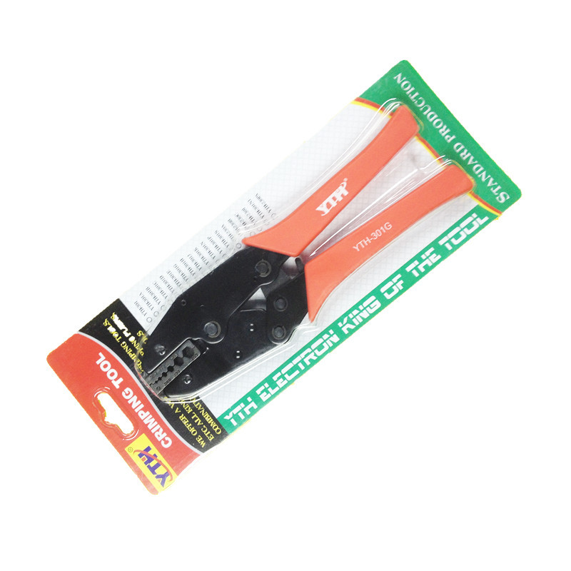 301G加硬同轴电缆压线钳 YTH-301G接头端子棘轮六角钳-阿里巴巴