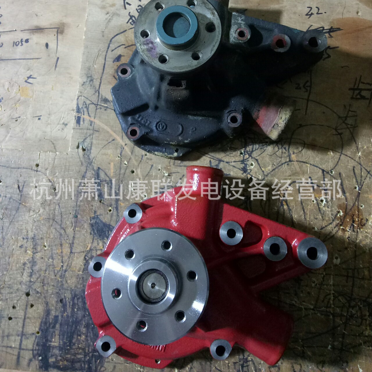 斗山大宇发电机配件D1146水泵总成-阿里巴巴