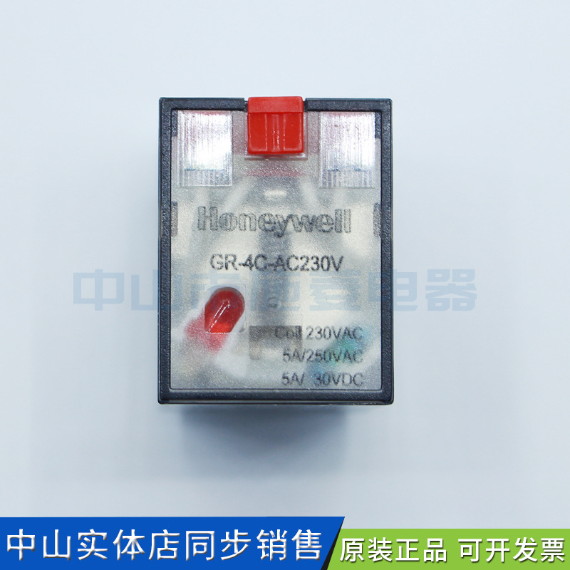 霍尼韦尔GR-4C-DC24V继电器GR-4C-AC230V 110 24V 5A14脚RU4S MY4-阿里巴巴