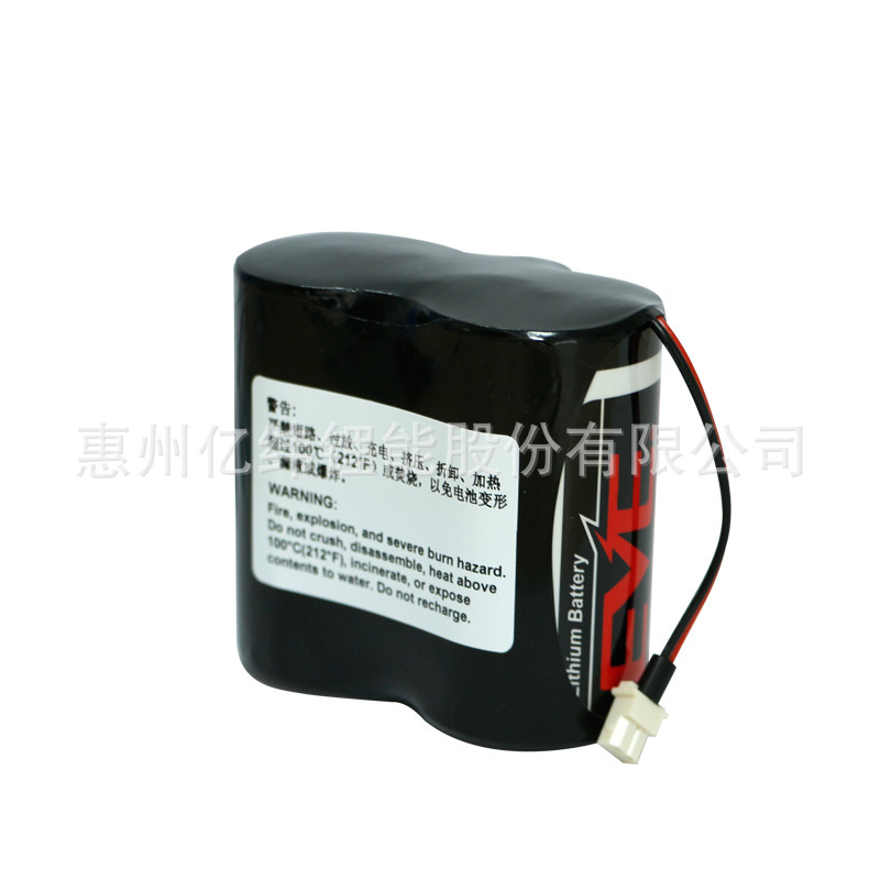 EVE亿纬锂能ER34615*2+SPC1550外加插头智能水表电表流量器电源-阿里巴巴