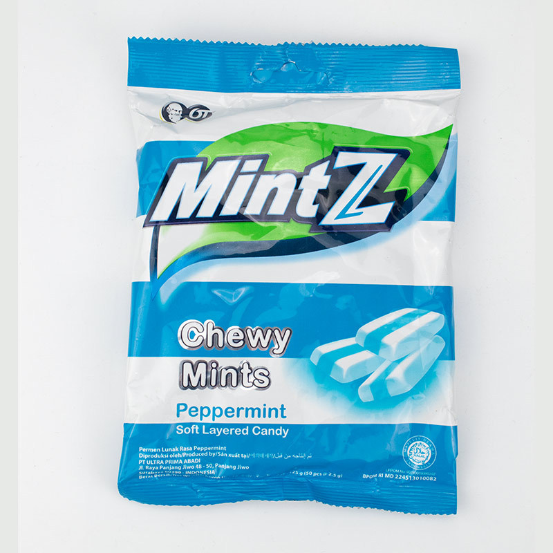 印尼MINZT明茨薄荷糖115g 多口味水果薄荷软糖办公室儿童零食-阿里巴巴