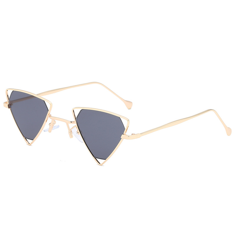 New Euro American punk personalized triangle Sunglasses men and women ...