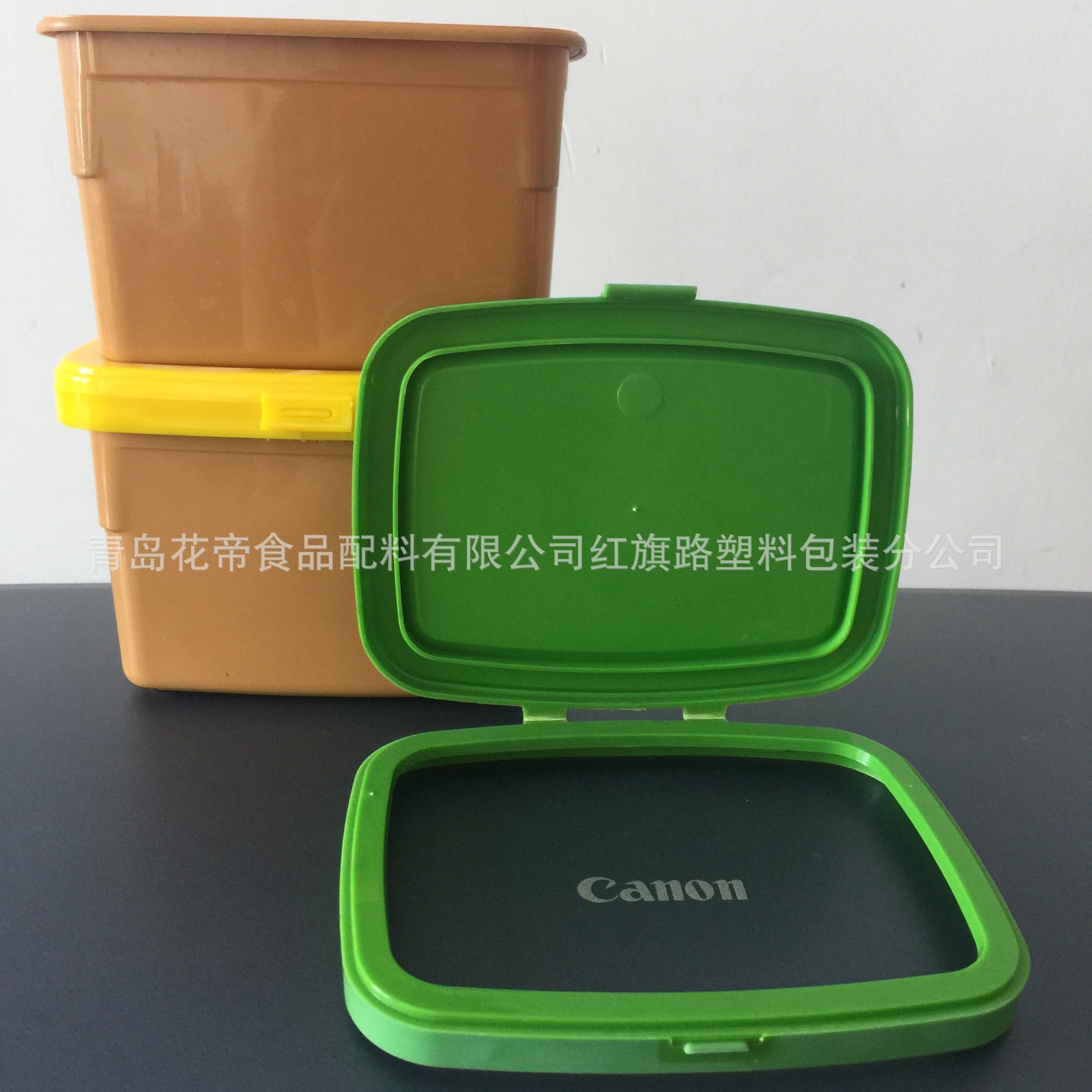 厂家自销 塑料酱盒食品包装盒注塑盒500g红色辣椒酱盒pp盒容器-阿里巴巴