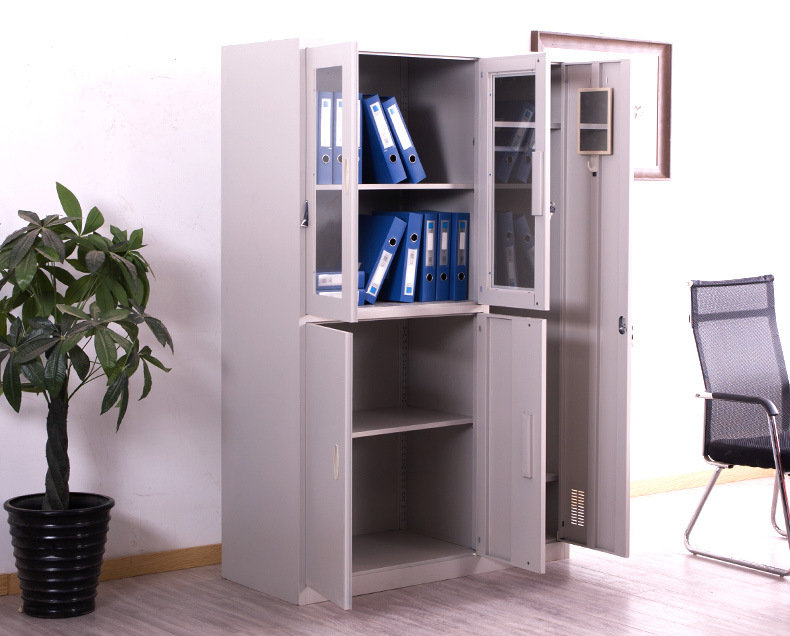 公室5门文件柜铁皮柜子钢制档案柜资料柜财务凭证柜带锁储物柜-阿里巴巴