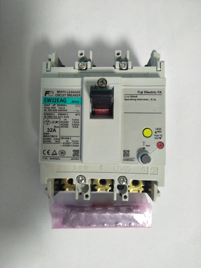 EW32AAG 2P 32A 30A 20A 15A 10A 5A 3A富士漏电断路器EW50AAG 2P-阿里巴巴