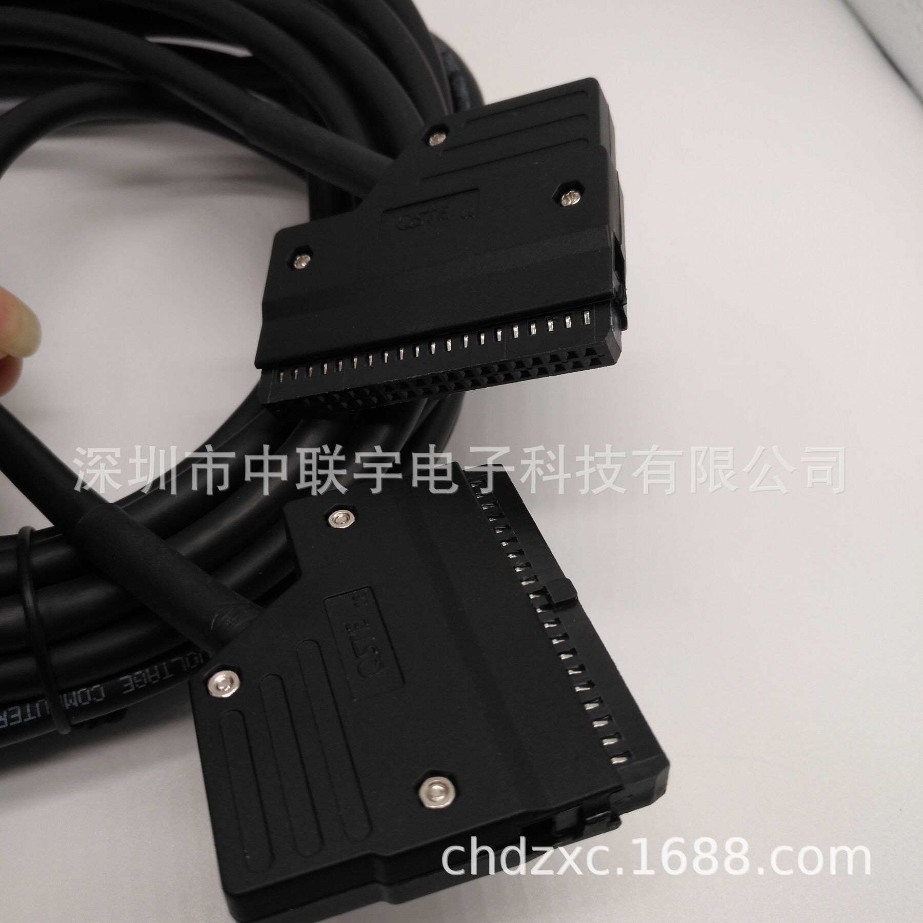 40P对牛角40P AMP1.0 FCN连接线PCL工控连接线伺服配线端子台全铜-阿里巴巴