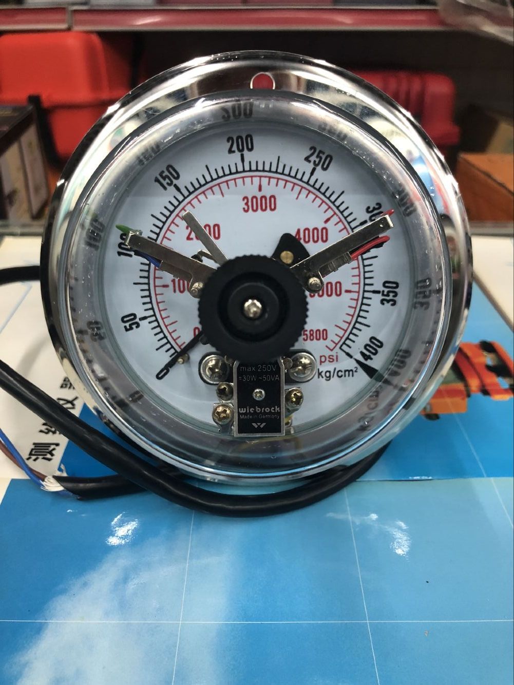 台湾双叶电接点压力表YXC-100BF-ZT 400KG上下限双上限全不锈钢-阿里巴巴