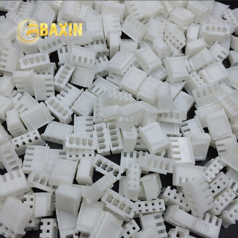 2.5间距条形连接器 4孔接插件插头TJC3-4Y（XH-4Y ）-阿里巴巴