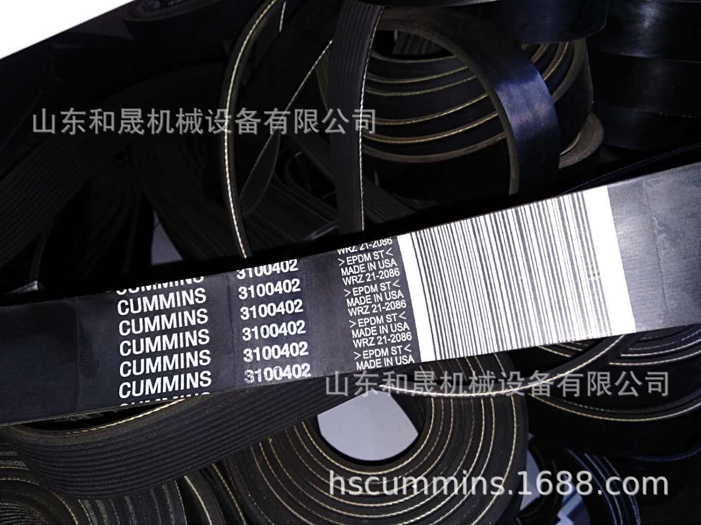 CLG970E挖掘机配件 美国康明斯QSX15皮带3100141-阿里巴巴