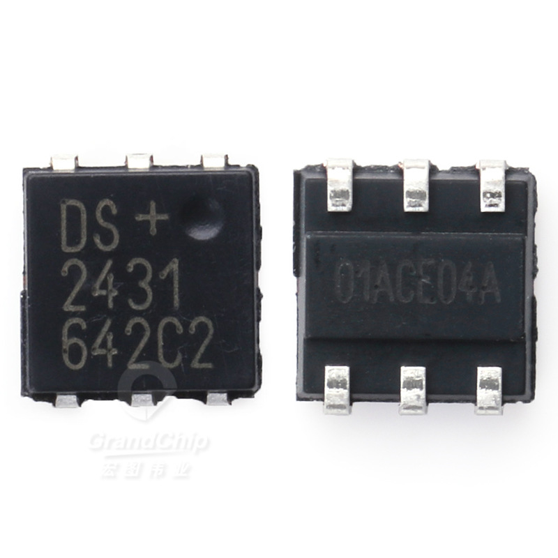 DS2431P+T&R EEPROM电可擦除可编程只读存储器PROM存取-阿里巴巴