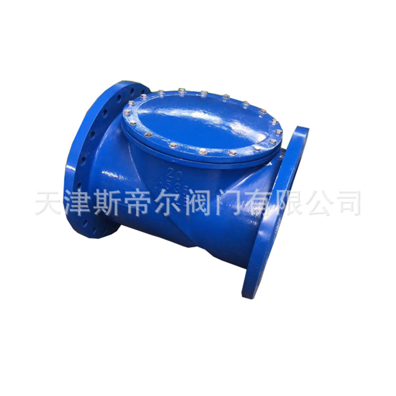 橡胶瓣止回阀 单向法兰止回阀 大规格橡胶板止回阀 厂家H44X-16Q-阿里巴巴