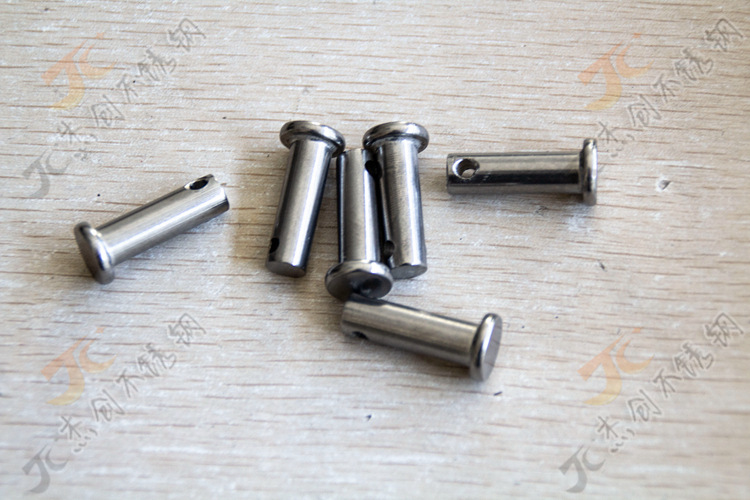 M12 304不锈钢销轴GB882 平头带孔圆柱销 插销 销钉 带孔销定位销-阿里巴巴
