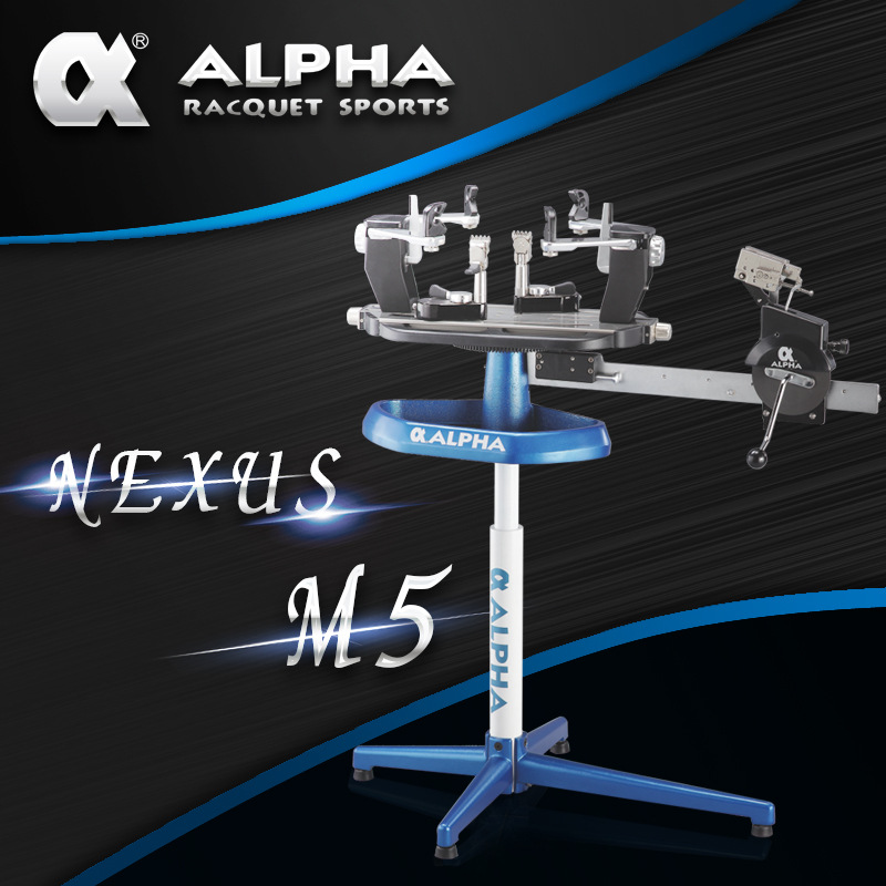 阿尔法 ALPHA M5 台湾网羽穿线同步架拍 手动穿线机 球拍拉线机-阿里巴巴