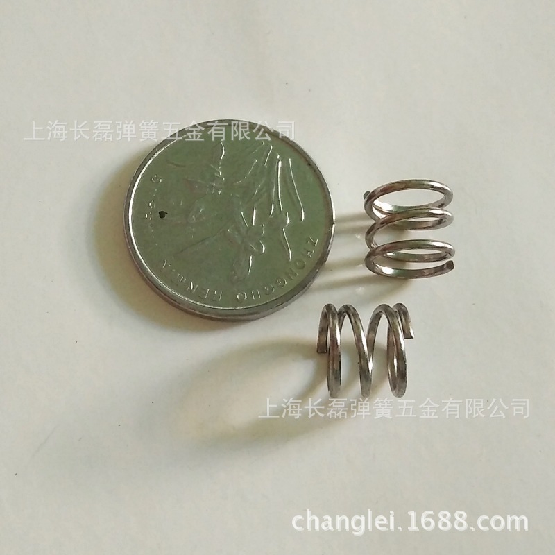 供应铜材质导电小压簧 镀镍 镀银可焊接电器铜弹簧 非标定做-阿里巴巴
