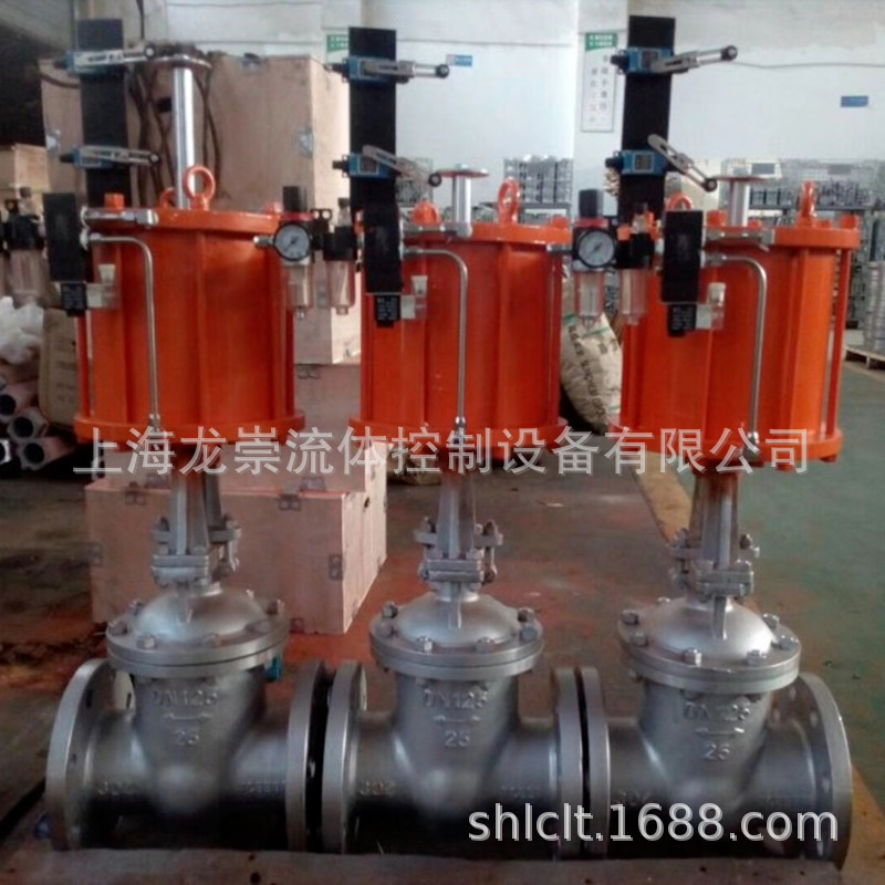 Z641H-16C/25C/40CP气动闸阀 不锈钢气动闸阀 高温高压气动切断阀-阿里巴巴