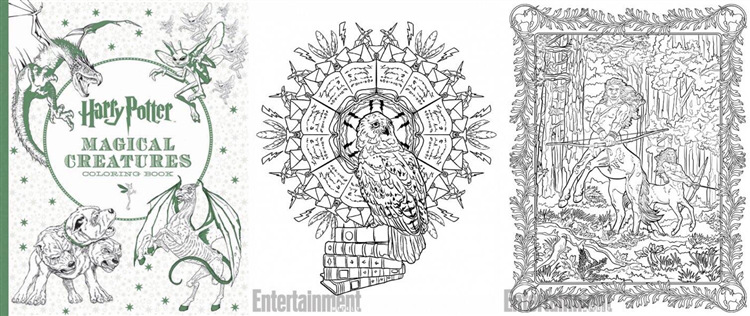 英文版harry potter哈利波特涂色书成人减压解压填色书涂鸦绘画本-阿里巴巴