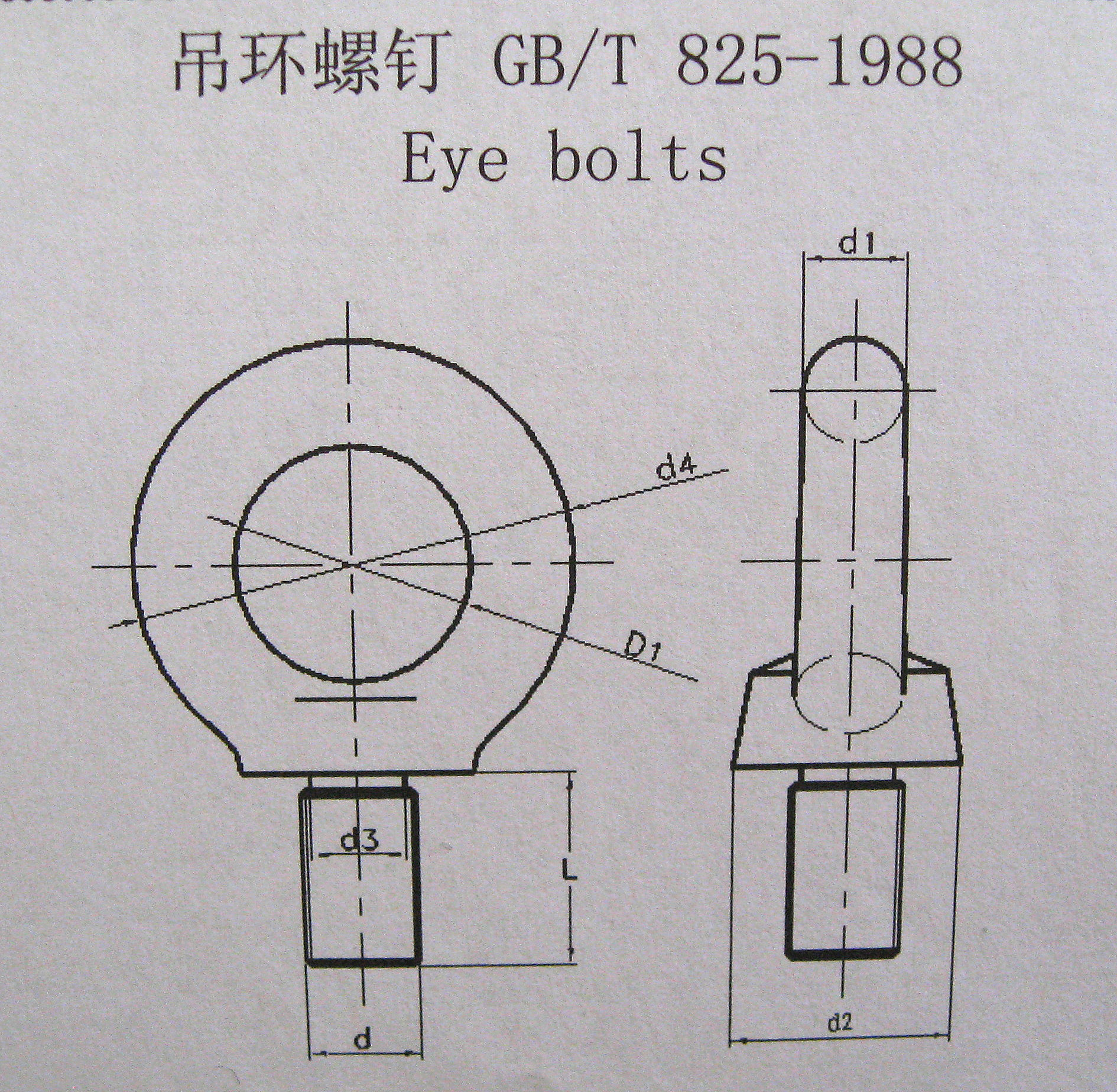 吊环螺钉_吊环螺钉GB/T825-1988 - 阿里巴巴