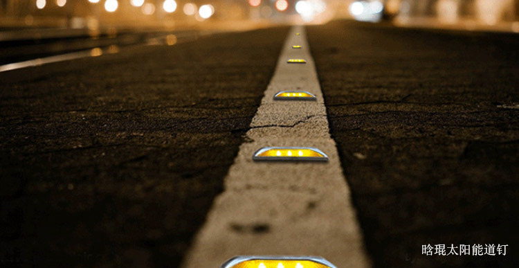 晗琨太阳能铝合金反光道钉道路两侧凸起路标道钉批发-阿里巴巴