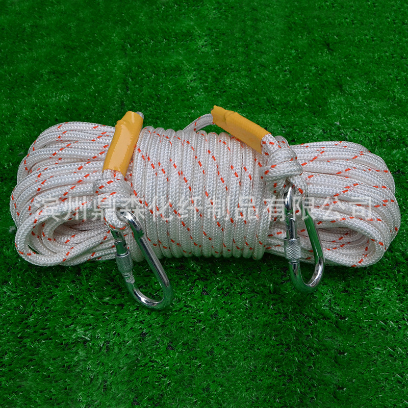 高空作业防坠落安全绳 直径12mm 16mm钢丝芯防护保护保险绳-阿里巴巴