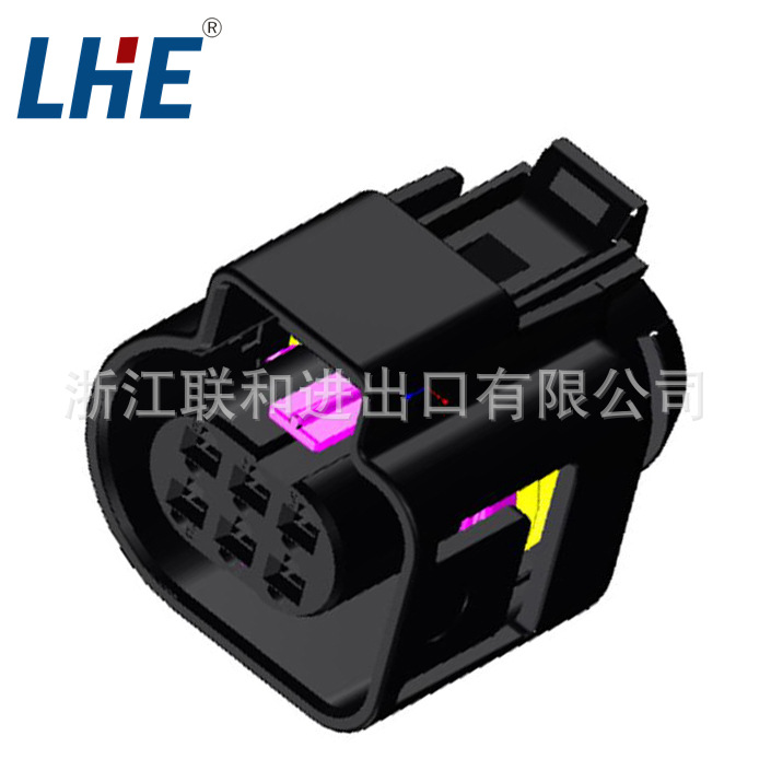 1928404669 6孔黑色 燃油共轨系统电瓶 防水接插件 连接器-阿里巴巴